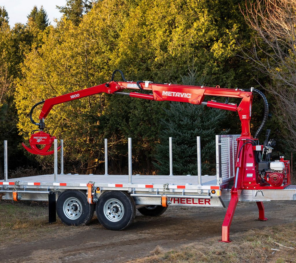 Log loaders with plateform Compact - Metavic