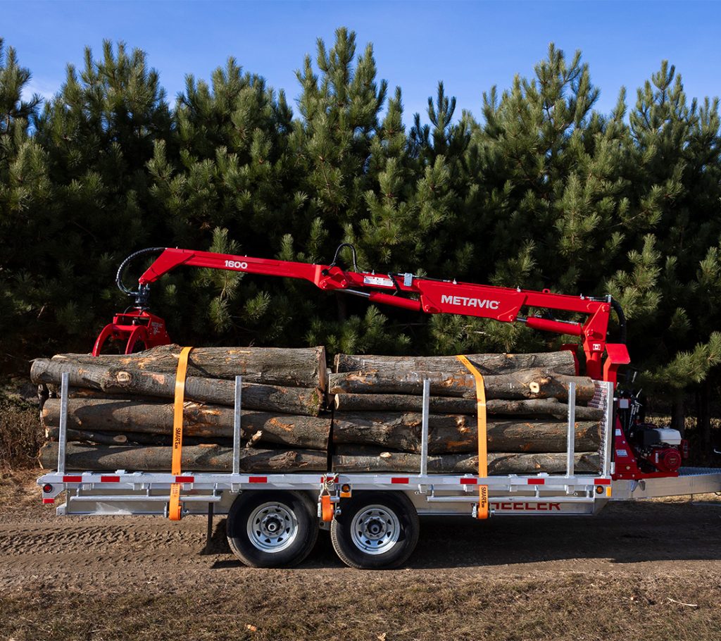 Log loaders with plateform Compact - Metavic